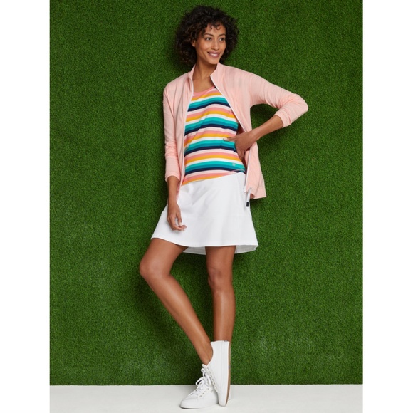 Talbots | Jackets & Coats | T By Talbots Peachy Pink Melon Ribbed Zip ...